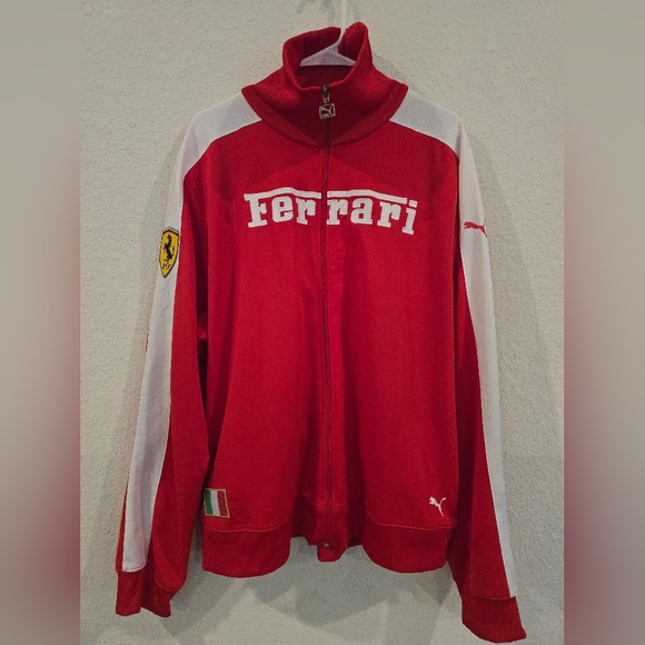 Ferrari | Jackets & Coats | Puma Scuderia Ferrari Mens Varsity Jacket ...